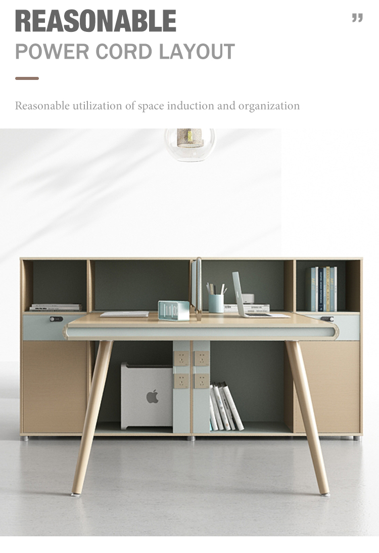 Wholesale L Shape Staff Office Desks simple - MingMeng