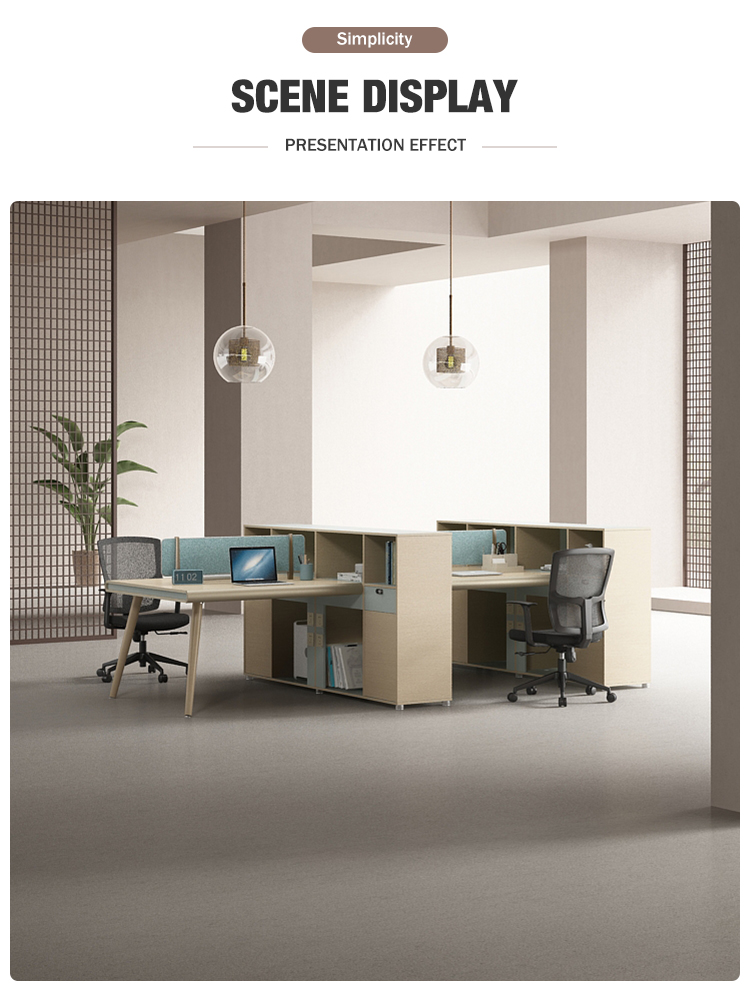 Wholesale L Shape Staff Office Desks simple - MingMeng