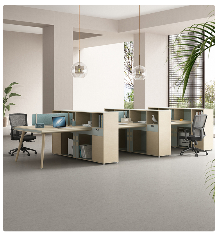 Wholesale L Shape Staff Office Desks simple - MingMeng