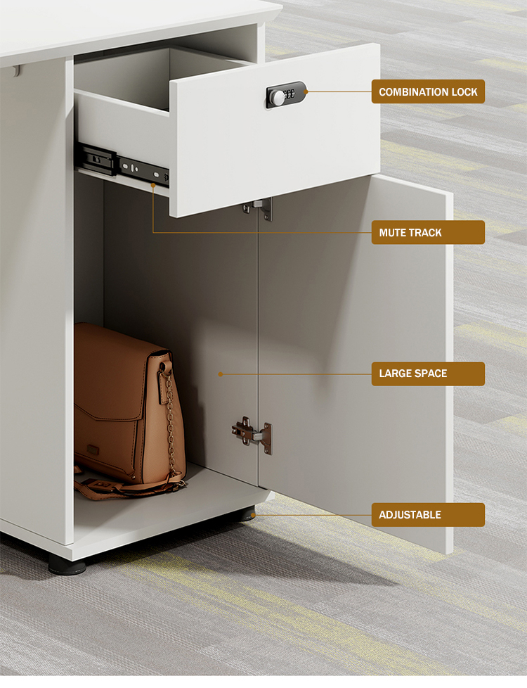 High standard Luxury modern office table Wooden - MingMeng